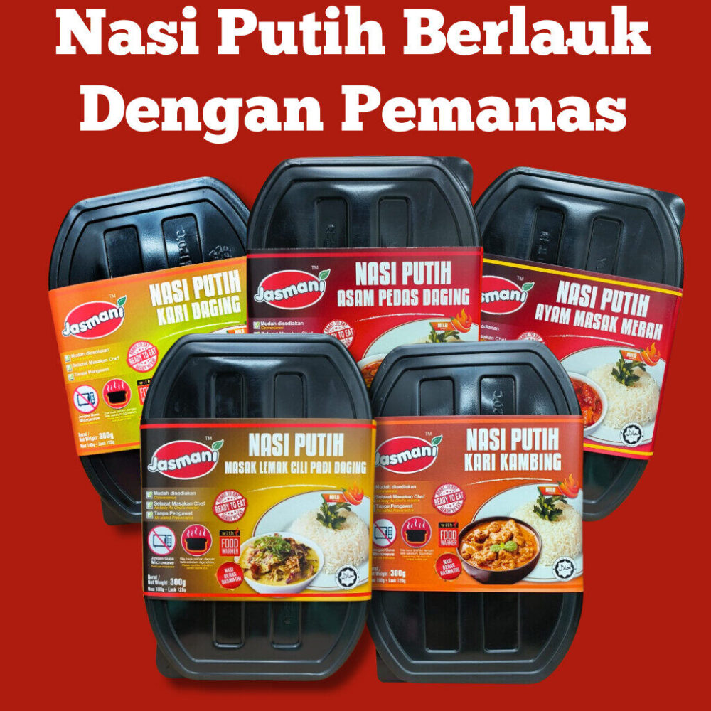 SET NASI PUTIH BERLAUK DENGAN PEMANAS - Jasmani
